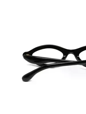 PALOCERAS Geometric Frame Eyeglasses - Black