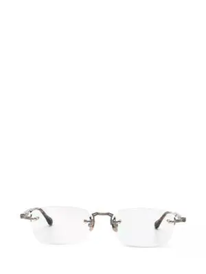 Matsuda M5009 Rectangle-frame Glasses - Brown