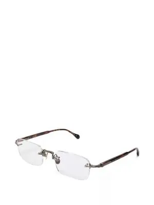 Matsuda M5009 Rectangle-frame Glasses - Brown