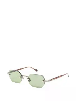 Matsuda Rimless Octagonal Frame Sunglasses