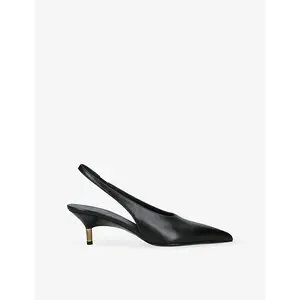 Khaite Bella 55 Leather Pumps - Black