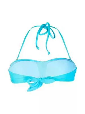 CHIARA FERRAGNI Eye-print Bandeau Bikini Top