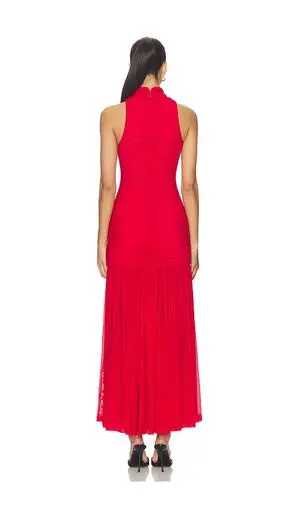 Bardot Orlana Mesh Maxi Dress