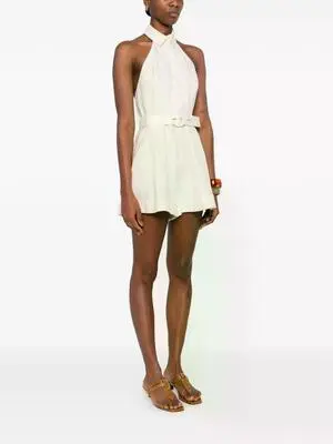 Zimmermann Belted Collar Playsuit