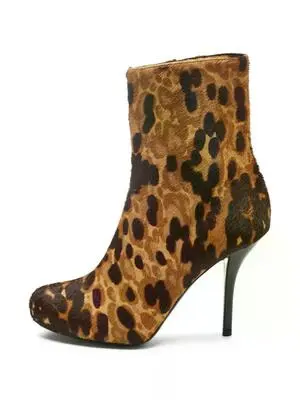 Balenciaga Leopard-pattern Boots