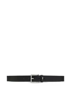 AMI Paris Studded Buckle Belt - Black