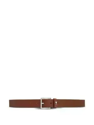 AMI Paris Paris Leather Belt - Brown