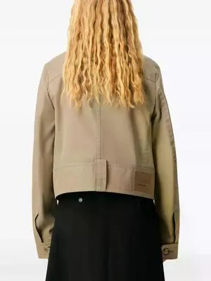 Ami Buttoned Cropped Jacket