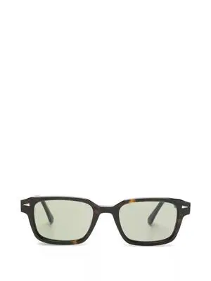 AHLEM Rivagauche Rectangle-frame Sunglasses - Brown
