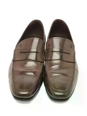 TOD'S Penny Leather Loafers