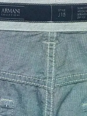 ARMANI Logo-patch Jeans