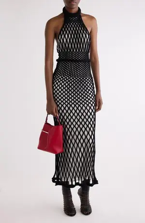 Givenchy Mesh Halter Neck Dress