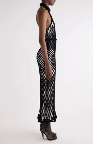 Givenchy Mesh Halter Neck Dress