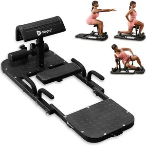 LIFEPRO Gluteblast Lite Hip Thrust Machine - Standard Black
