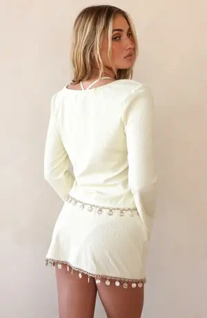 DIPPIN DAISY'S Landlocked Top - Papyrus