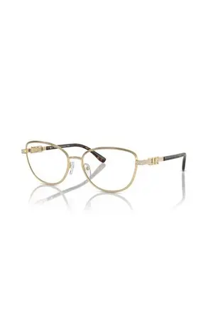 Michael Kors 55mm Cat Eye Optical Glasses - Gold