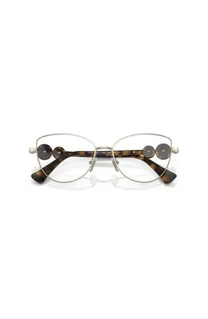 Versace 53mm Cat Eye Optical Glasses
