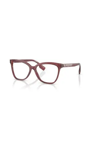 Burberry 52mm Cat Eye Optical Glasses - Red