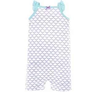HUDSON BABY Essential Cotton Rompers - Mermaid