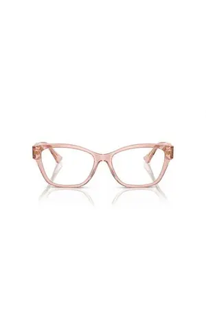 Versace Cat Eye Optical Glasses - Brown