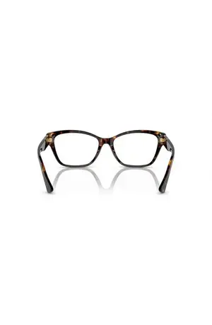 Versace 54mm Cat Eye Optical Glasses - Tortoise