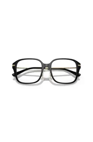 Michael Kors 54mm Square Optical Glasses - Black