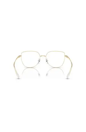 Michael Kors 55mm Round Optical Glasses - Gold