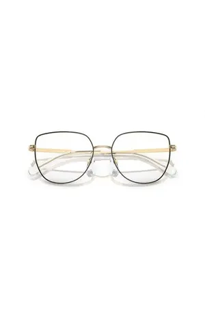 Michael Kors 55mm Round Optical Glasses - Gold