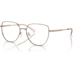 Michael Kors 55mm Round Optical Glasses - Pink