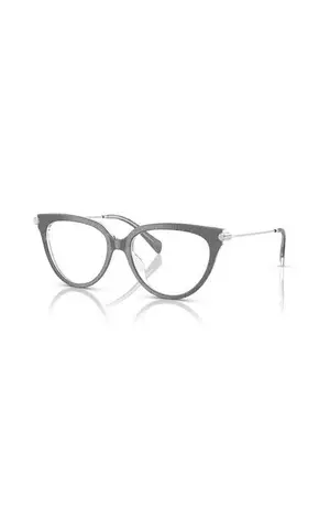 Michael Kors 51mm Cat Eye Optical Glasses - Grey