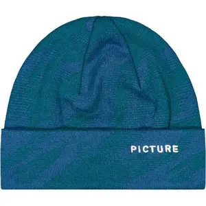 PICTURE ORGANIC Ribbing Beanie - Serenity Blue