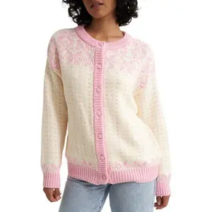 Callahan Oversized Maeve Cardigan Pink