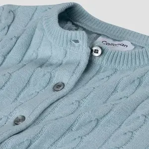 Callahan Valerie Cable Knit Cardigan - Sky