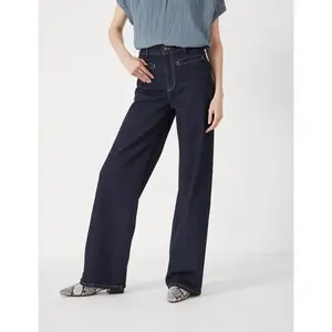 HUSH Rowan Welt Pocket Flared Jeans - Rinse Wash