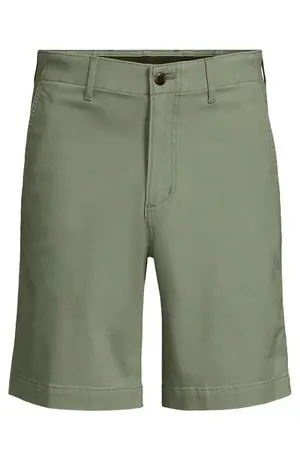 LANDS' END Knockabout 9" Comfort Waist Classic Fit Chino Short - Sage