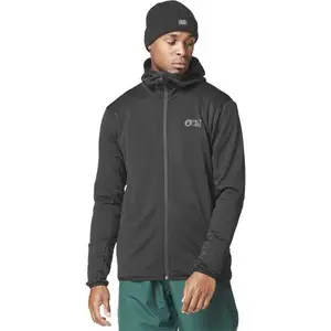 PICTURE ORGANIC Bake Grid Full-zip Hooded Fleece - Black