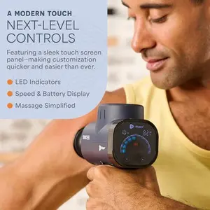 LIFEPRO Sonic Pro Deep Tissue Massage Gun Handheld Percussion Massager With 10 Speeds - Blue