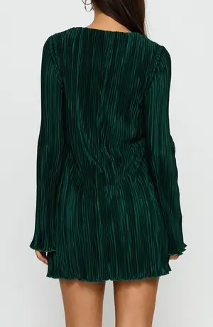 Princess Polly Malop Plissé Mini Dress