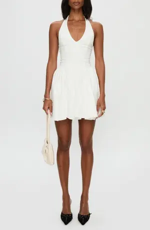 Princess Polly Karisse Halter Minidress - White