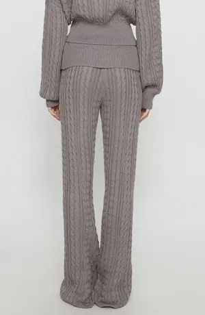 Princess Polly Baleigh Cable Stitch Foldover Pants