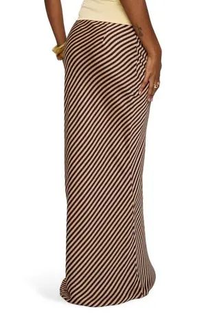 Princess Polly Eliena Stripe Maxi Skirt