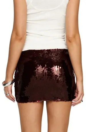 Princess Polly Lanita Sequin Miniskirt