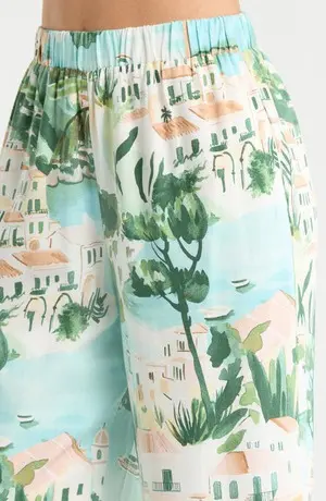 SUGARLIPS Piti Town Snipy High-waist Wide-leg Pants