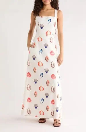 SUGARLIPS Kara Shells Lully Maxi Dress