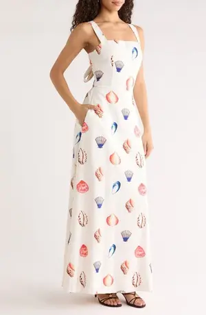 SUGARLIPS Kara Shells Lully Maxi Dress