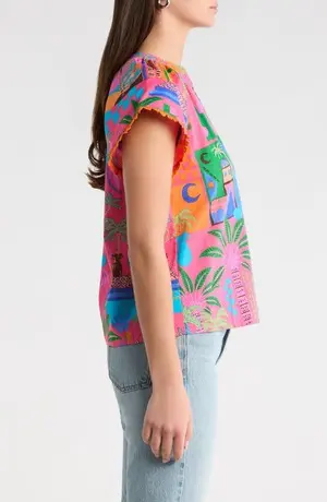SUGARLIPS Lanus City Ayla Split-neck Top