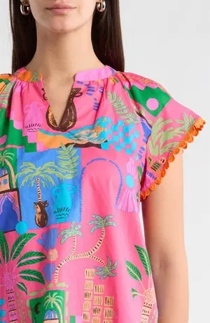 SUGARLIPS Lanus City Ayla Split-neck Top
