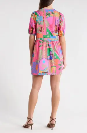 SUGARLIPS Lanus City Jerome Cotton Babydoll Dress