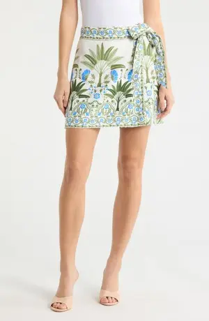 SUGARLIPS Senara Floral Print Wrap Skort
