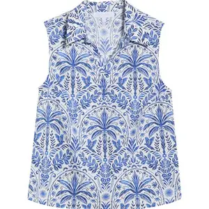 SUGARLIPS Tropical Sleeveless Top